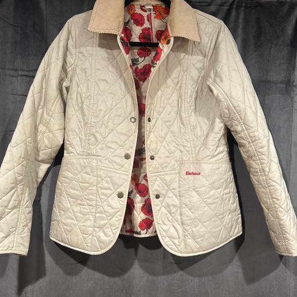Barbour | Jackets & Coats | Barbour Beige Quilted Womens Utility Jacket ...